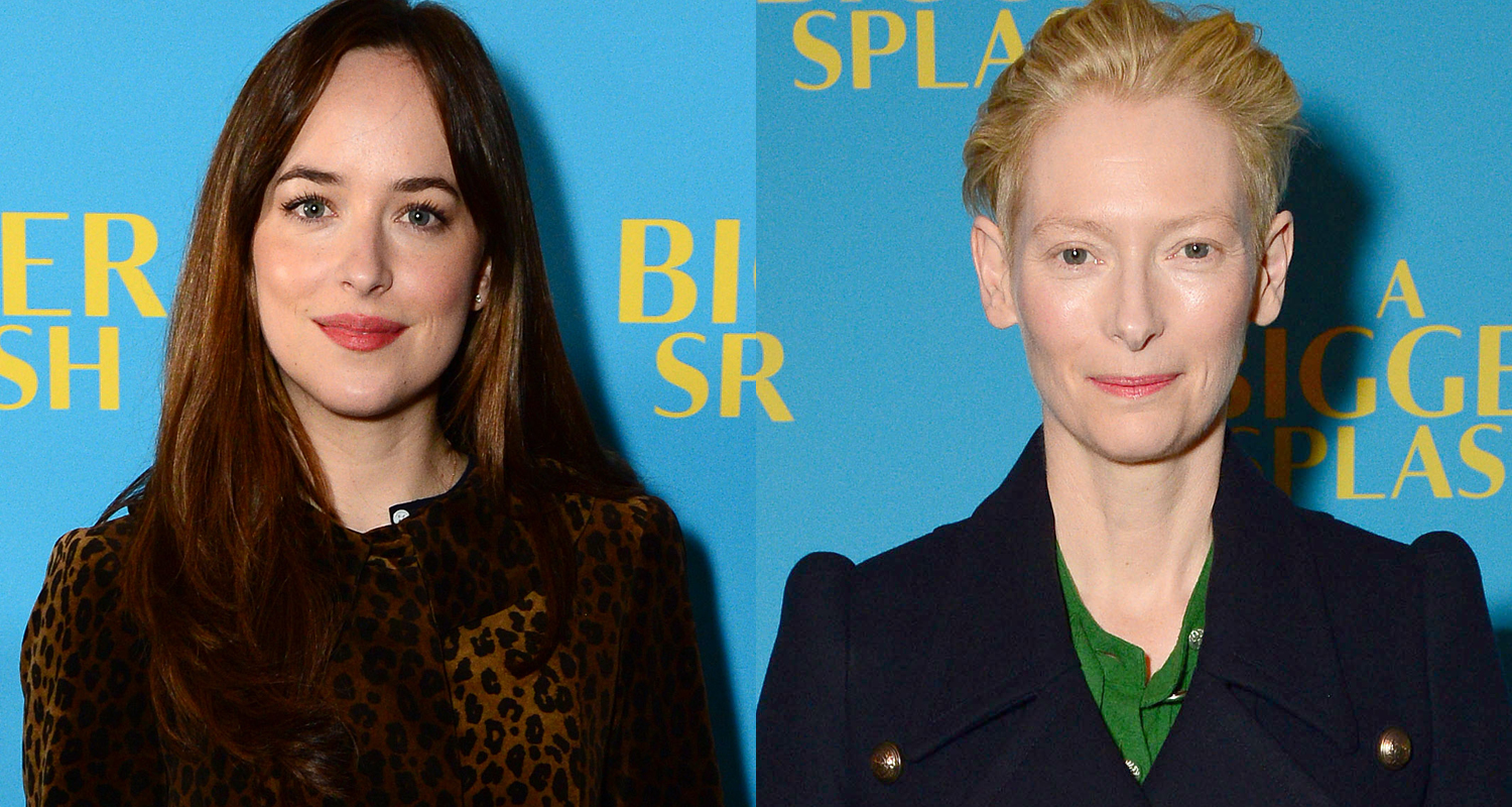 Dakota Johnson & Tilda Swinton Bring ‘A Bigger Splash’ To London ...