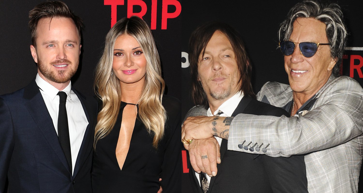 Norman Reedus & Aaron Paul Join ‘Triple 9′ Cast At L.A Premiere ...