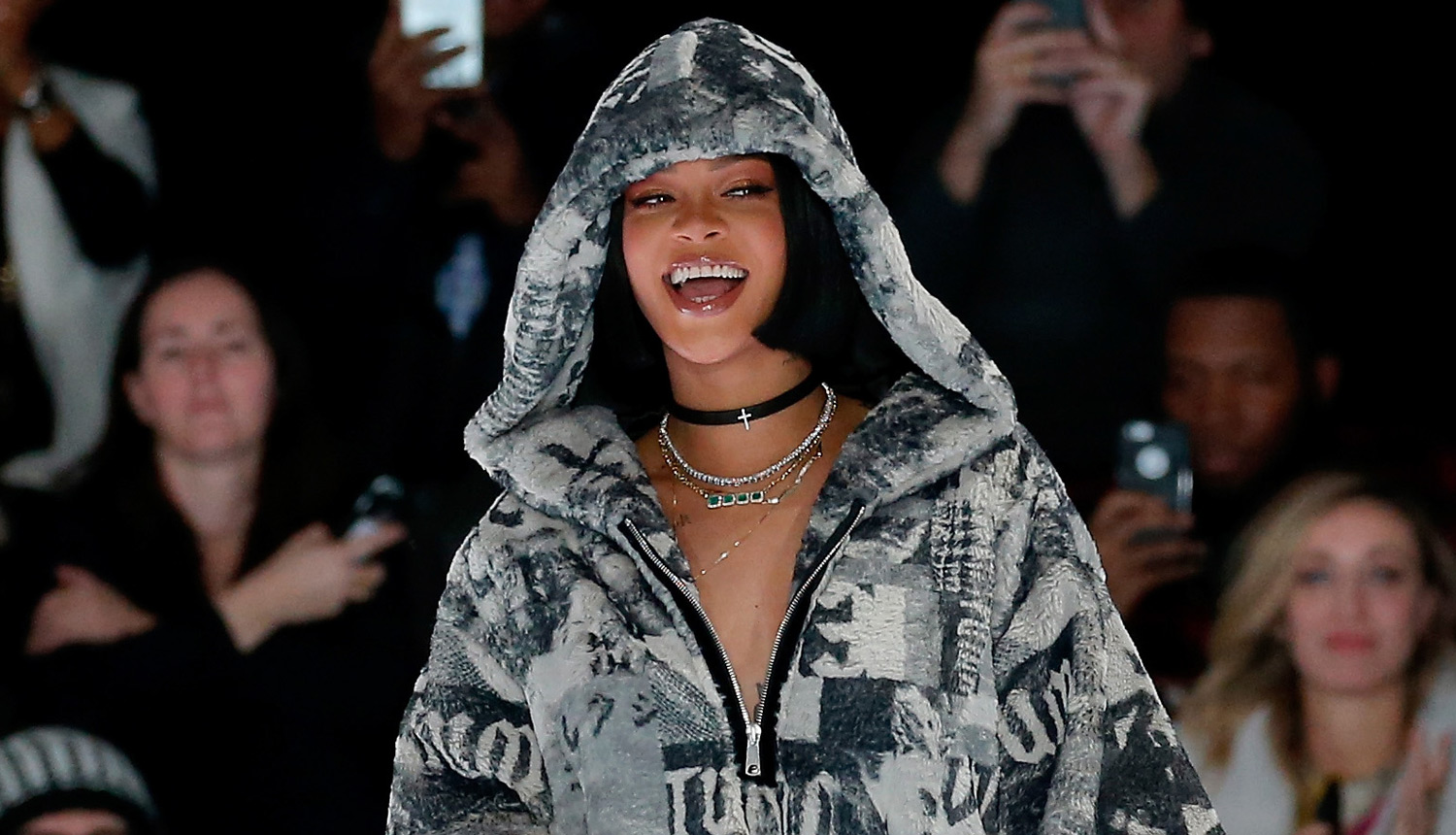 Rihanna Debuts Fenty X Puma Collection at NYFW | Bella Hadid, Gigi ...