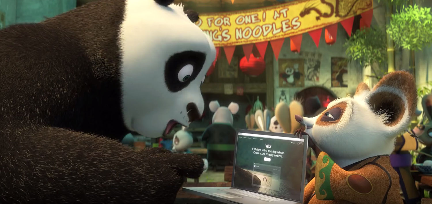 Wix.com Super Bowl Commercial 2016: Kung Fu Panda | 2016 Super Bowl ...