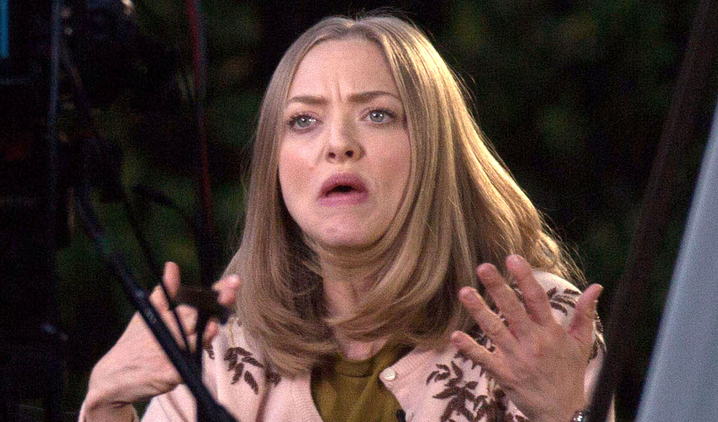 Amanda Seyfried Makes Funny Faces on ‘The Last Word’ Set | Amanda ...