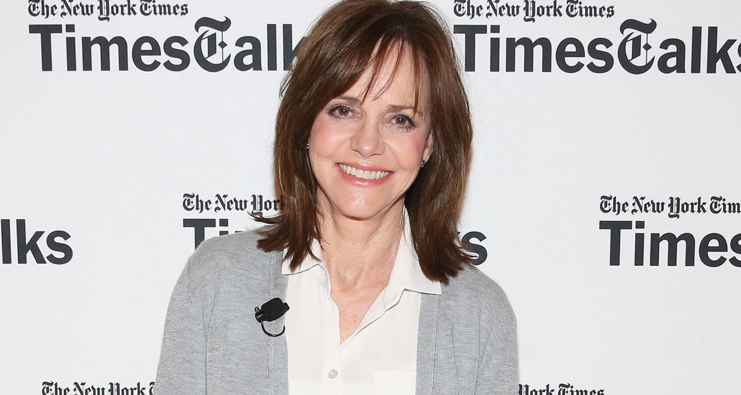 Sally Field Follows Helen Mirren’s Footsteps, Kisses Stephen Colbert ...