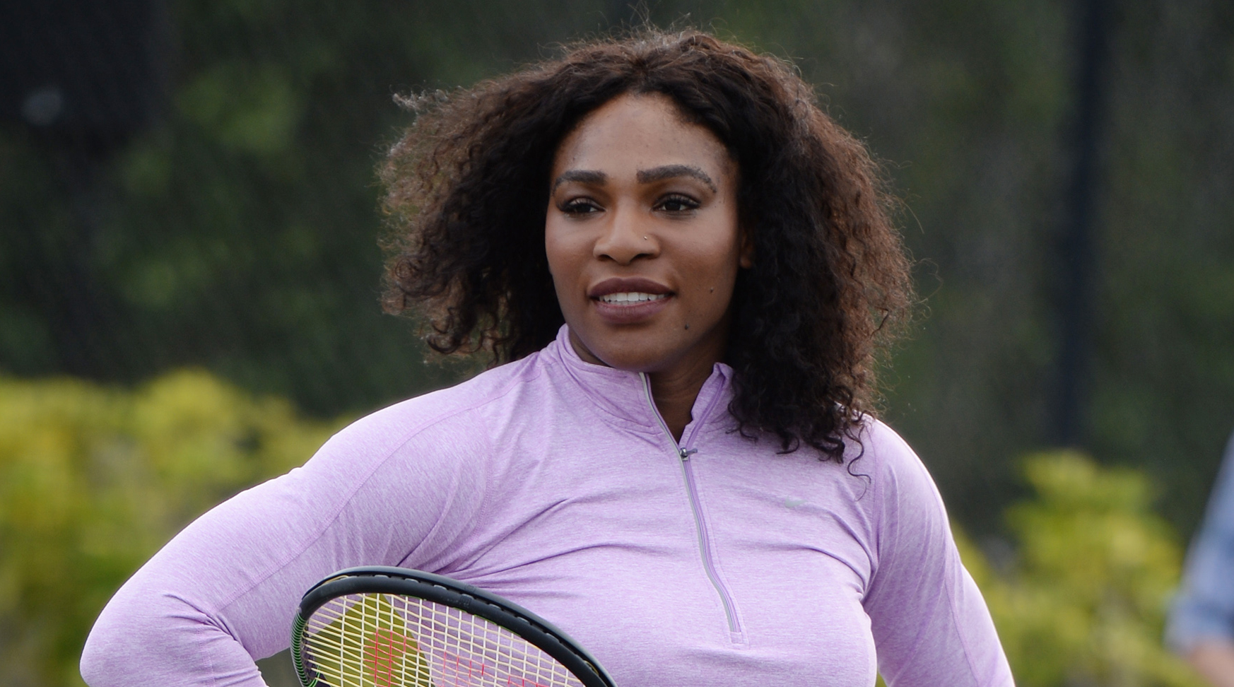 Serena Williams Shows Off New Green Ombre Hair! | Serena Williams ...