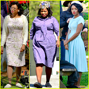 Taraji P. Henson & Octavia Spencer Wear Period Costumes on ‘Hidden ...