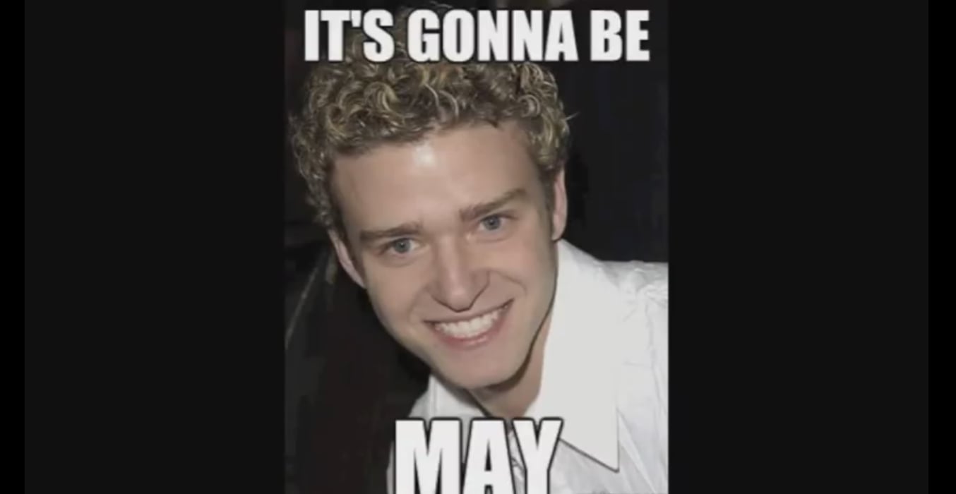Justin Timberlake Pokes Fun at ‘It’s Gonna Be May’ Meme Early! | Justin ...