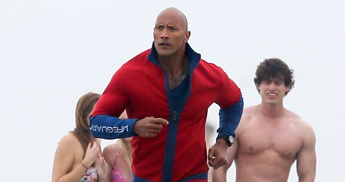 Dwayne Johnson Films Dramatic Rescue for ‘Baywatch’ | Baywatch, Dwayne ...