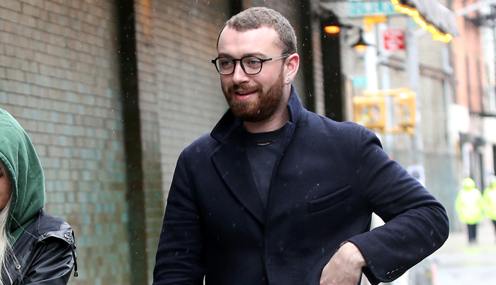 Sam Smith Braves Rain for City Stroll With Friends | Sam Smith ...
