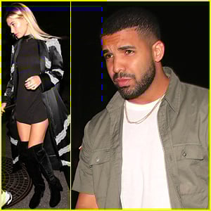 Drake & Hailey Baldwin Pictured on Dinner Date, Spotted Getting ‘Very ...