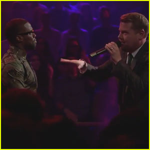 Watch Kevin Hart Rap Battle James Corden on ‘Late Late Show’ | James ...