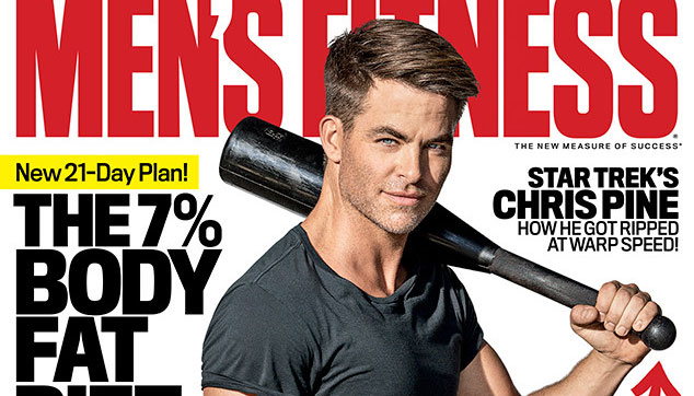 Chris Pine Puts Ripped Muscles on Display for ‘Men’s Fitness’ | Chris ...