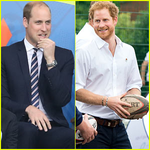 Prince William Attends Soccer Match as Prince Harry Plays Rugby ...