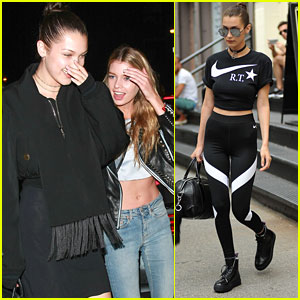 Bella Hadid Has Girl’s Night Out With Stella Maxwell in NYC | Bella ...