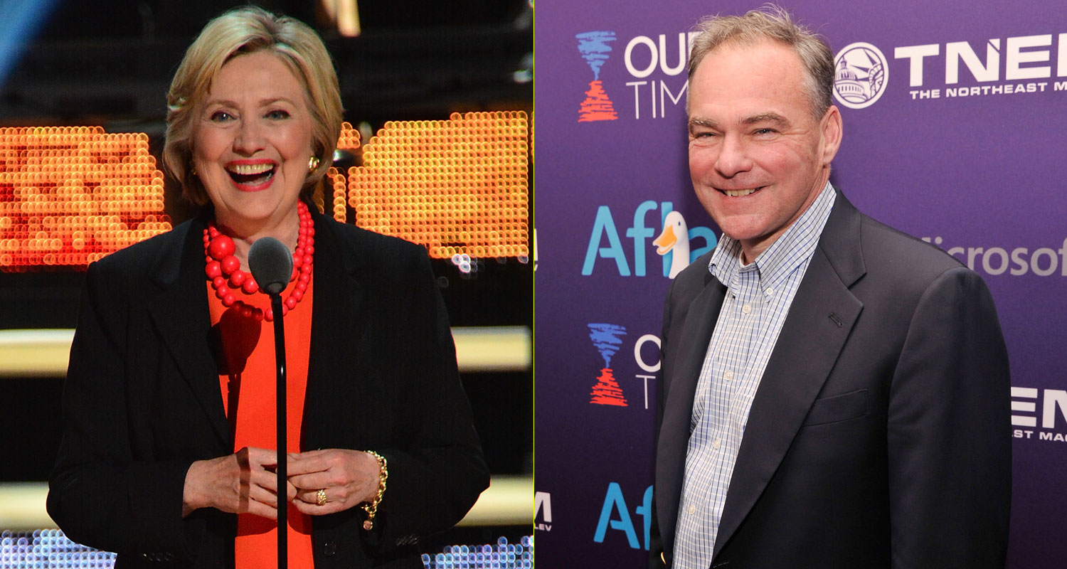 Hillary Clinton Selects Tim Kaine As Running Mate | Hillary Clinton ...