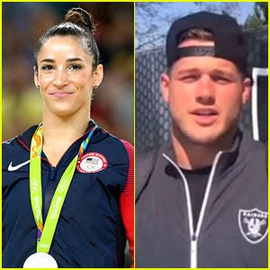 Aly Raisman Accepts Date Proposal From Raiders Tight End Colton ...