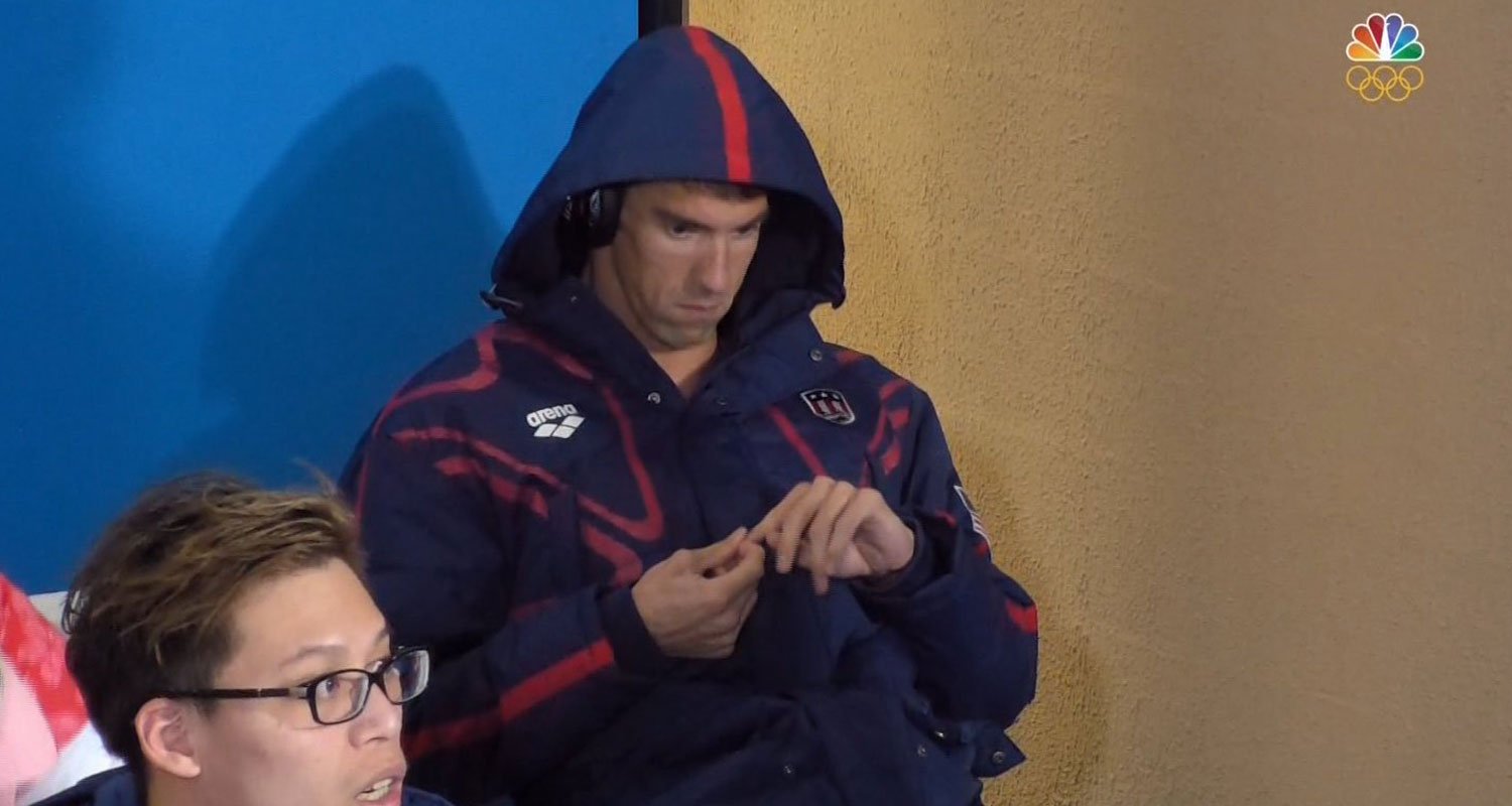 Michael Phelps’ Super Intense Game Face is Hilarious | 2016 Rio Summer ...