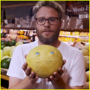 Seth Rogen Scares Shoppers With Talking Food Prank | Seth Rogen ...