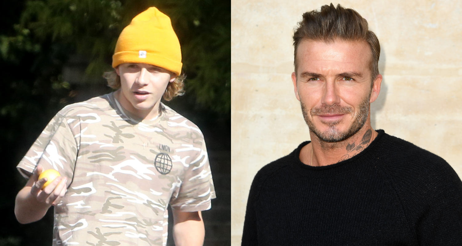 Brooklyn & David Beckham Take on the 22 Push-Up Challenge! (Video ...