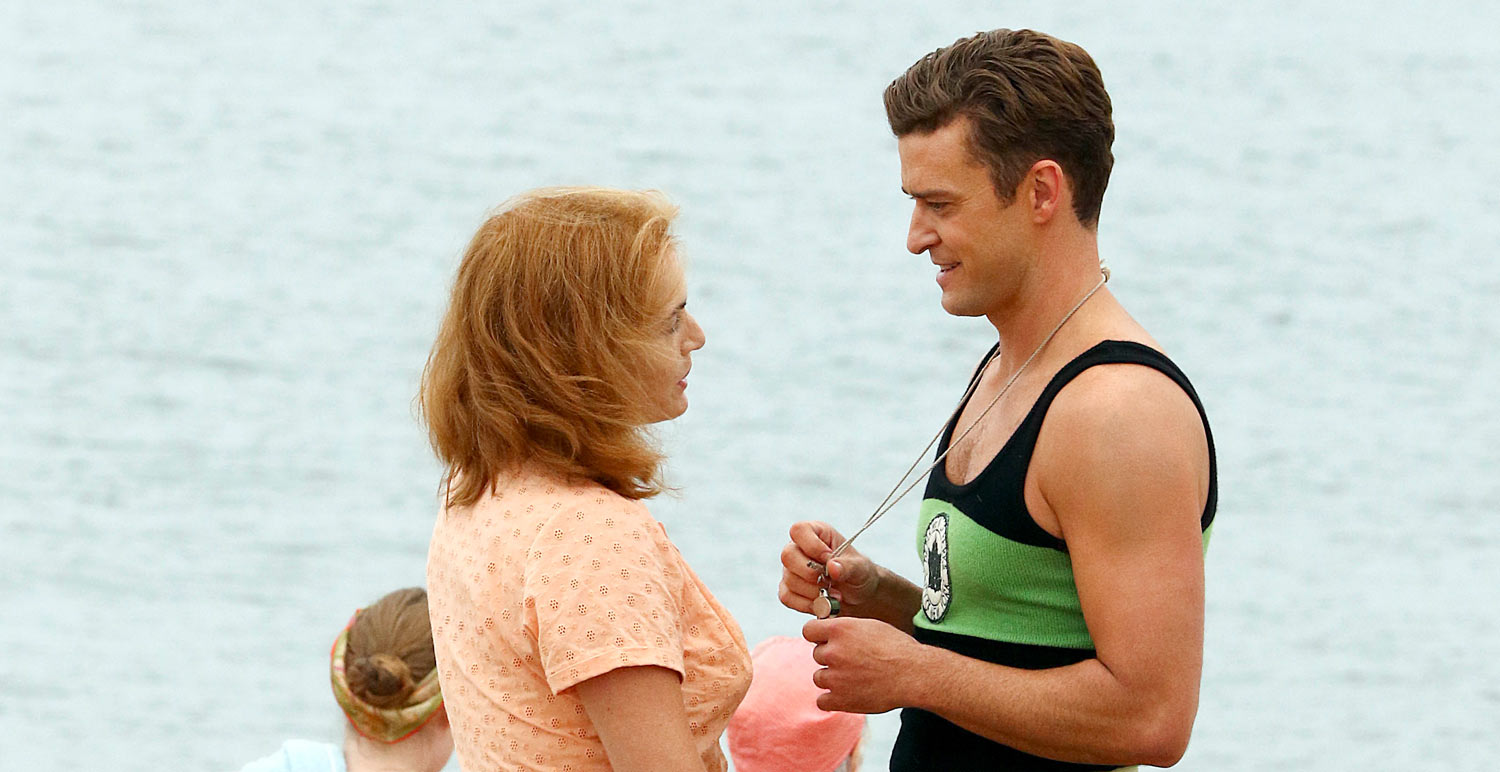 Justin Timberlake & Kate Winslet Film a Beach Scene for Woody Allen ...