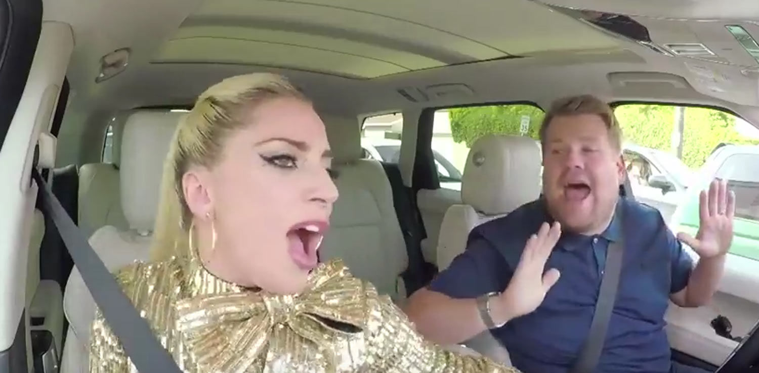 Lady Gaga Sings Along to ‘Bad Romance’ in ‘Carpool Karaoke’ Promo ...