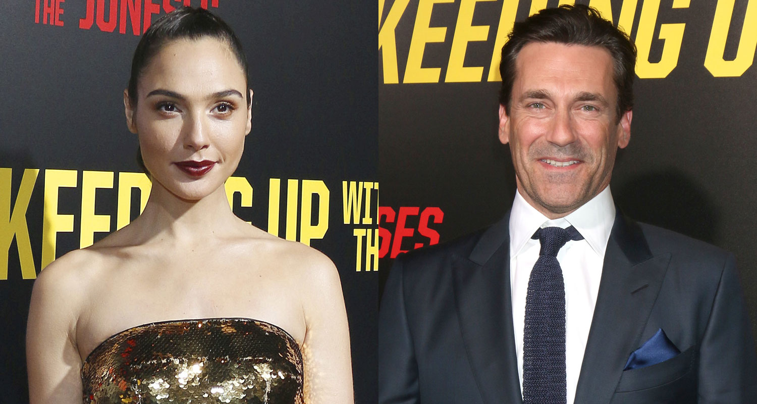 Gal Gadot & Jon Hamm Premiere ‘Keeping up with the Joneses’ | Gal Gadot ...