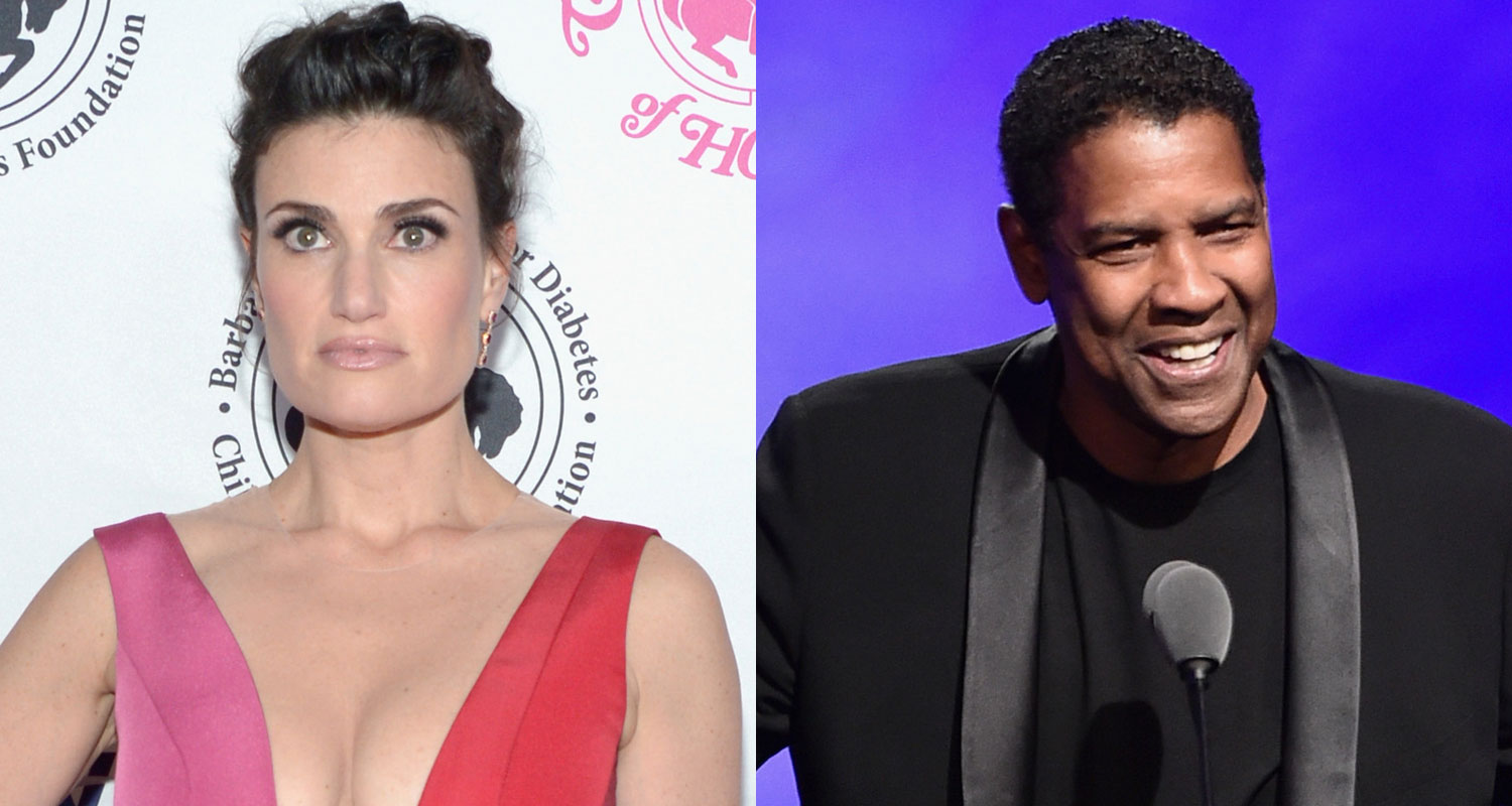 Idina Menzel & Denzel Washington Both Take the Carousel Of Hope Ball ...