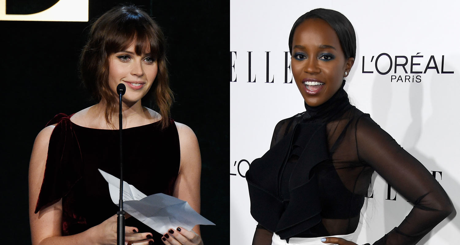 Felicity Jones & Aja Naomi King Honored at ‘Elle’ Women In Hollywood ...