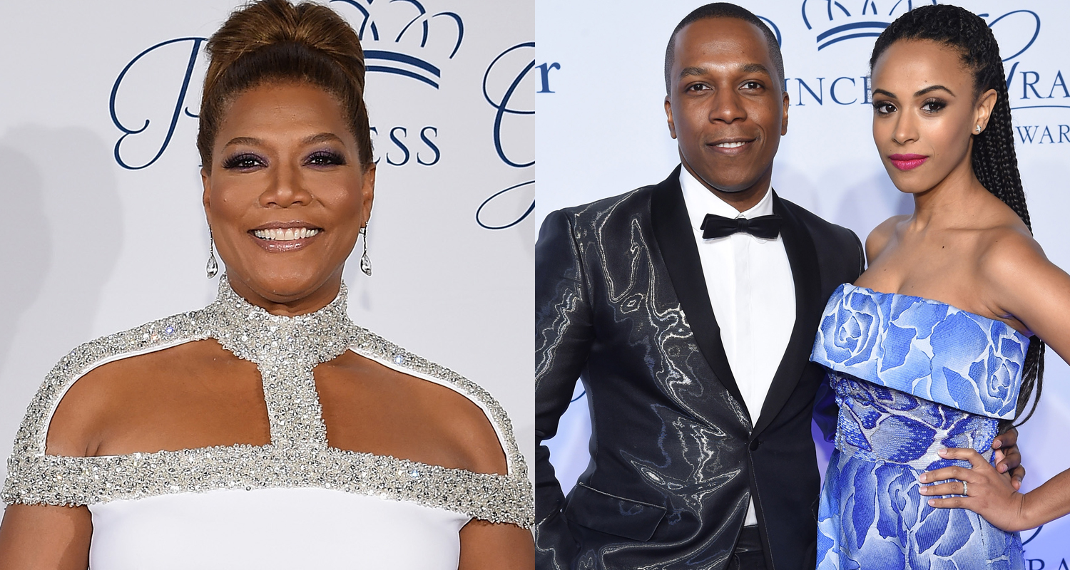 Queen Latifah, Leslie Odom Jr. & Pregnant Wife Nicolette Robinson Get ...