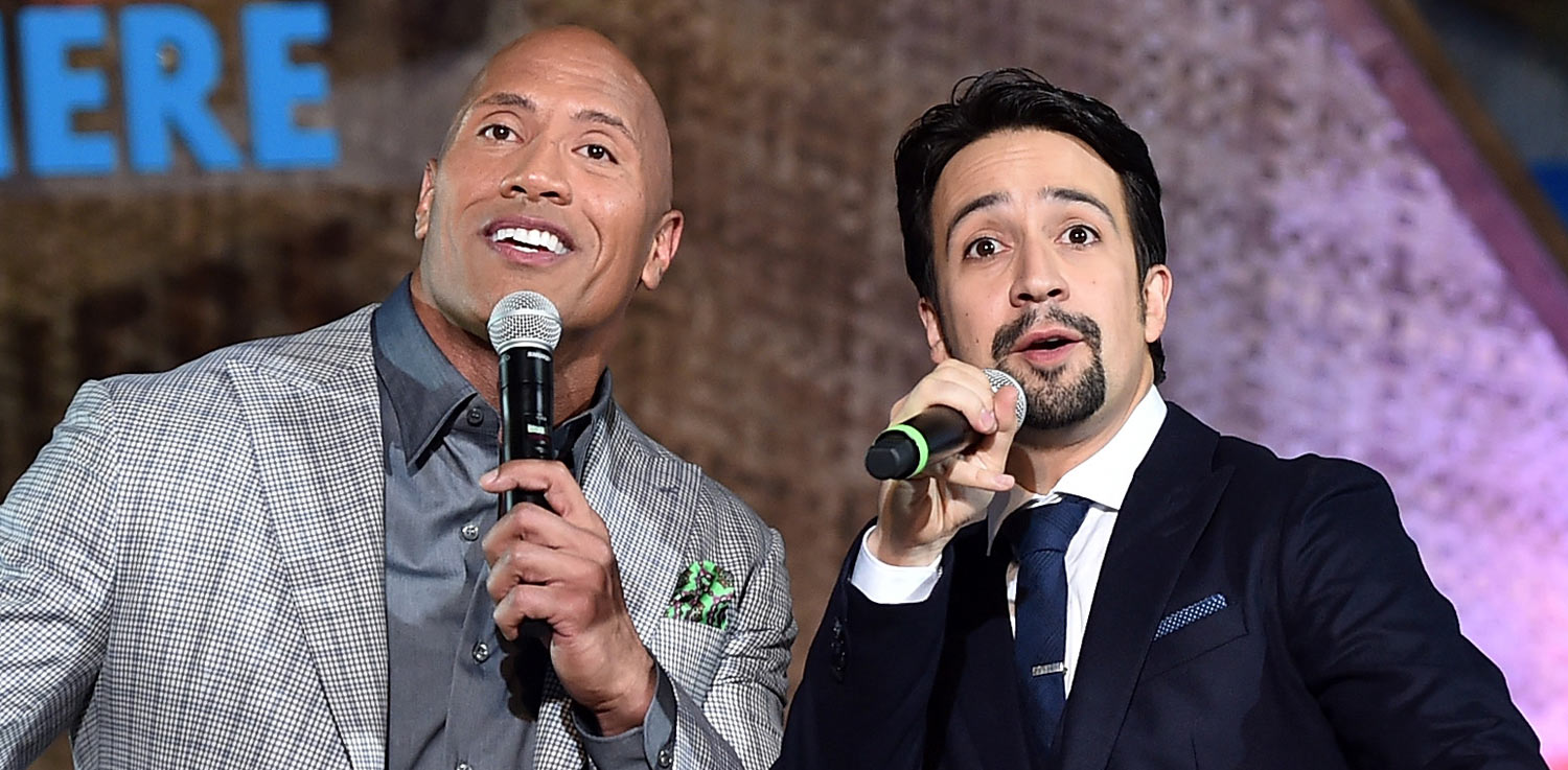 VIDEO: Dwayne Johnson & Lin-Manuel Miranda Mock Modern Culture in ...