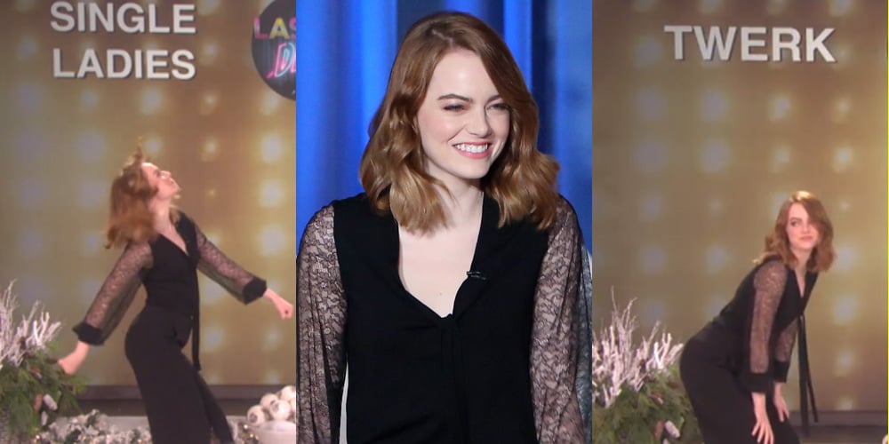 VIDEO: Emma Stone Twerks & Dances to ‘Single Ladies’ on ‘Ellen ...