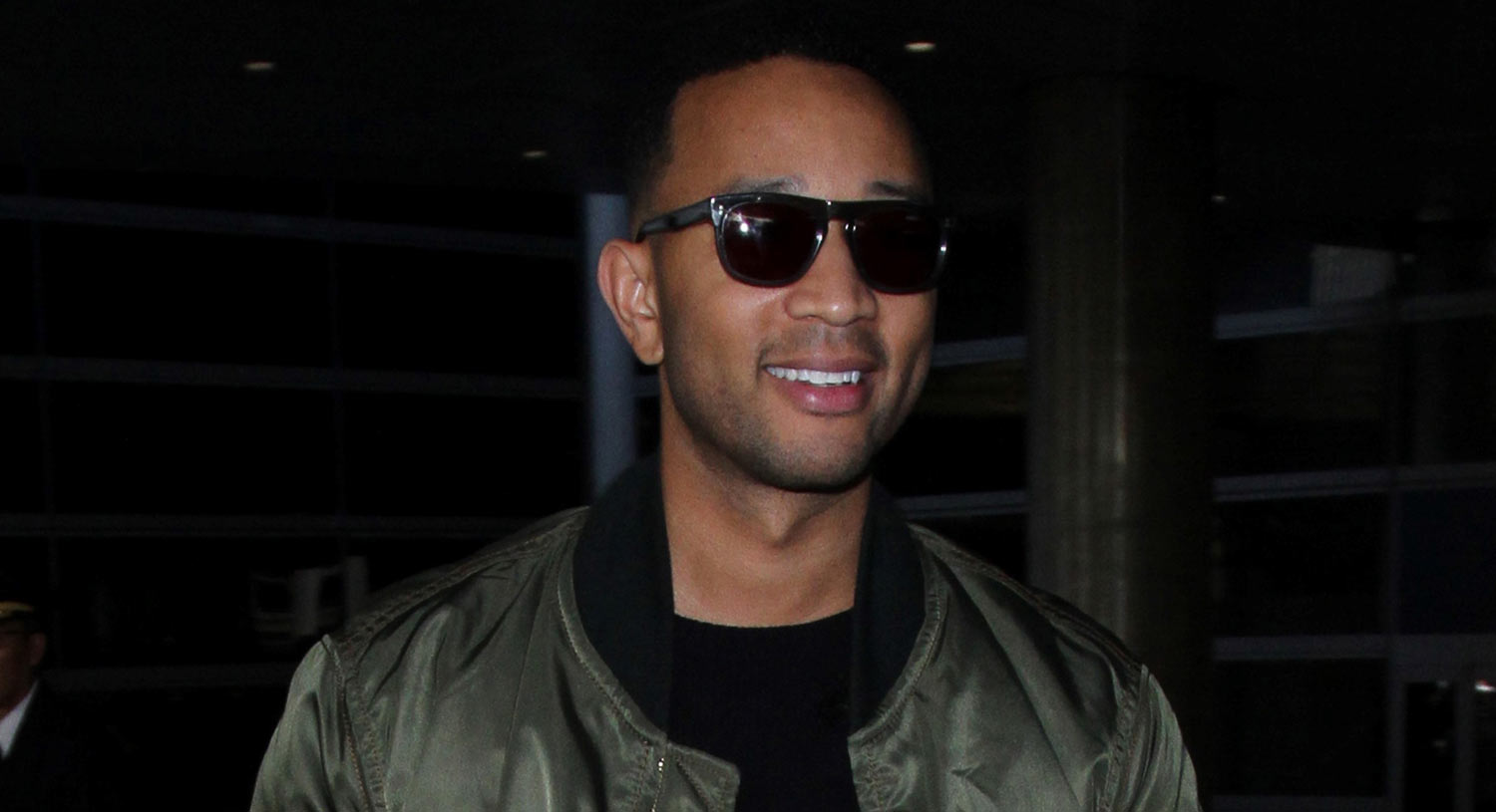 John Legend is All Smiles Landing Back in LA | John Legend | Celebrity ...