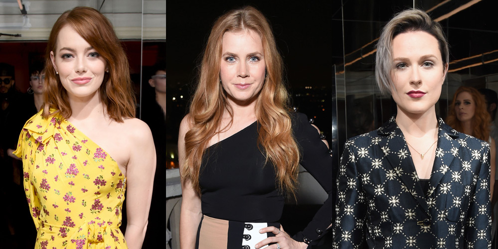 Emma Stone, Amy Adams, & Evan Rachel Wood Step Out for W Mag’s Best ...