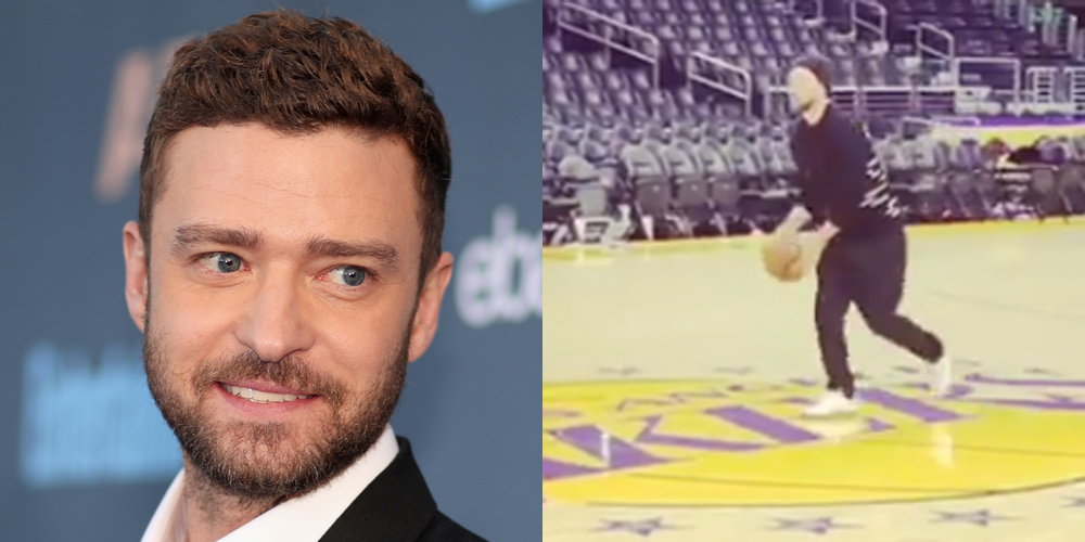 VIDEO: Justin Timberlake Makes Incredible Basketball Shot From Half ...