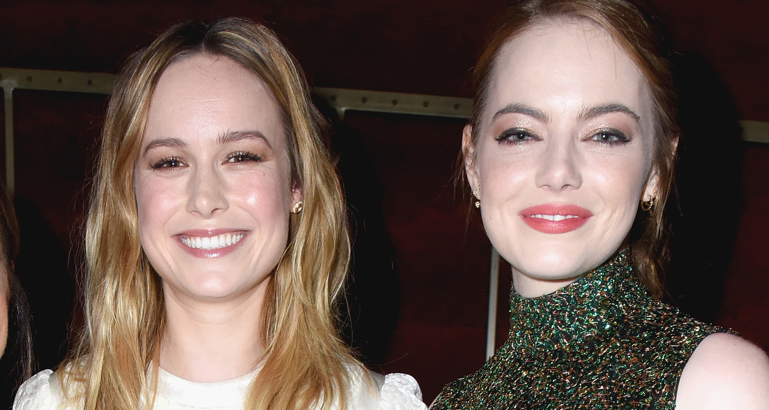 Emma Stone & Brie Larson Get Ready For the Oscars at Women in Film Pre ...