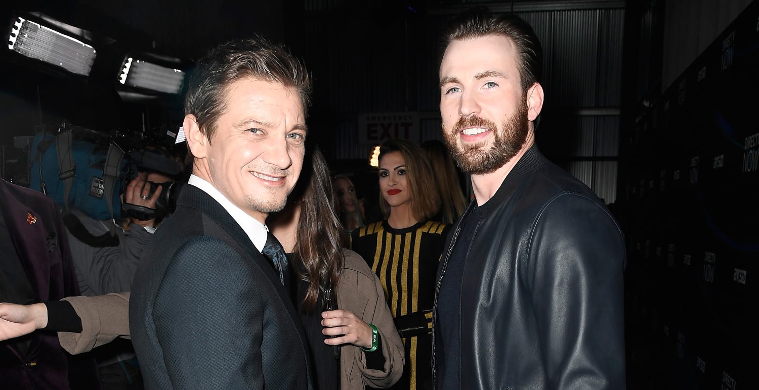 Chris Evans & Jeremy Renner Make it an ‘Avengers’ Reunion at DirecTV ...