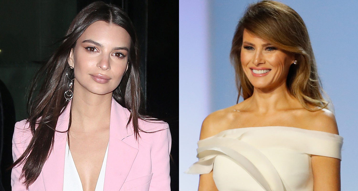 Emily Ratajkowski Comes To Melania Trump’s Defense! | 2017 New York ...