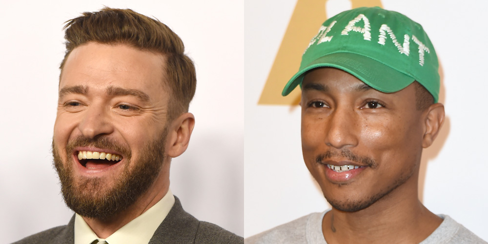 Justin Timberlake & Pharrell Williams Celebrate at Oscars Luncheon 2017 ...