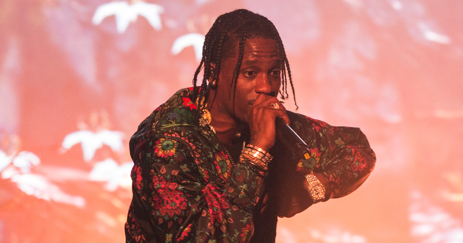 Travis Scott Falls Through Hole in Stage at Drake Concert (Video ...