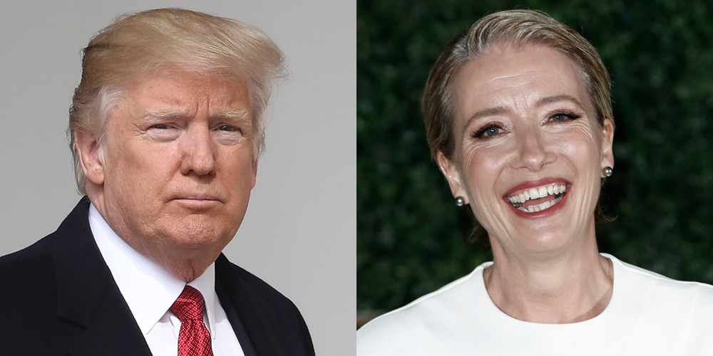 Emma Thompson Says Donald Trump Asked Her Out | Donald Trump, Emma ...