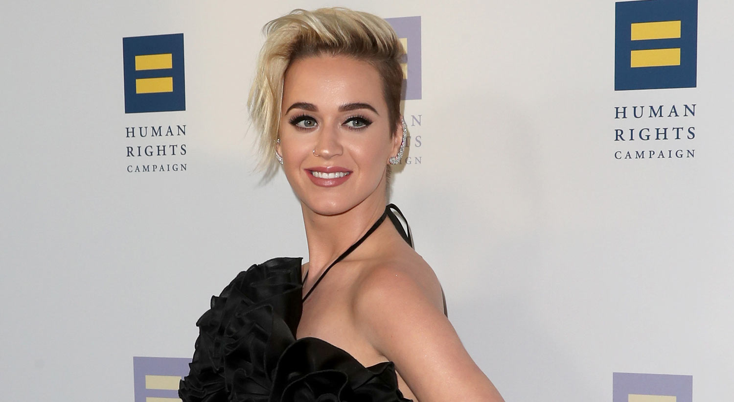 Katy Perry Stuns in Black & White at Human Rights Campaign Event ...