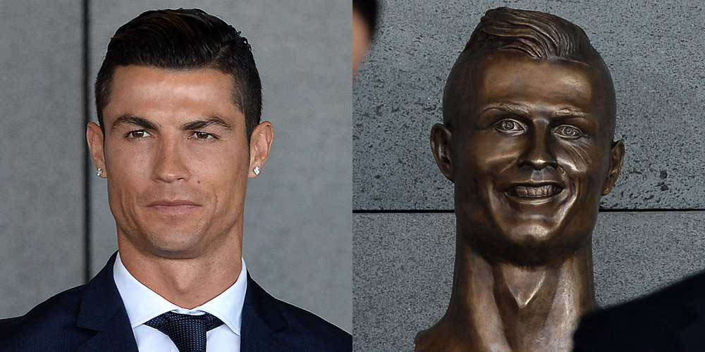 Cristiano Ronaldo Statue Looks Nothing Like Him & The Internet Is ...
