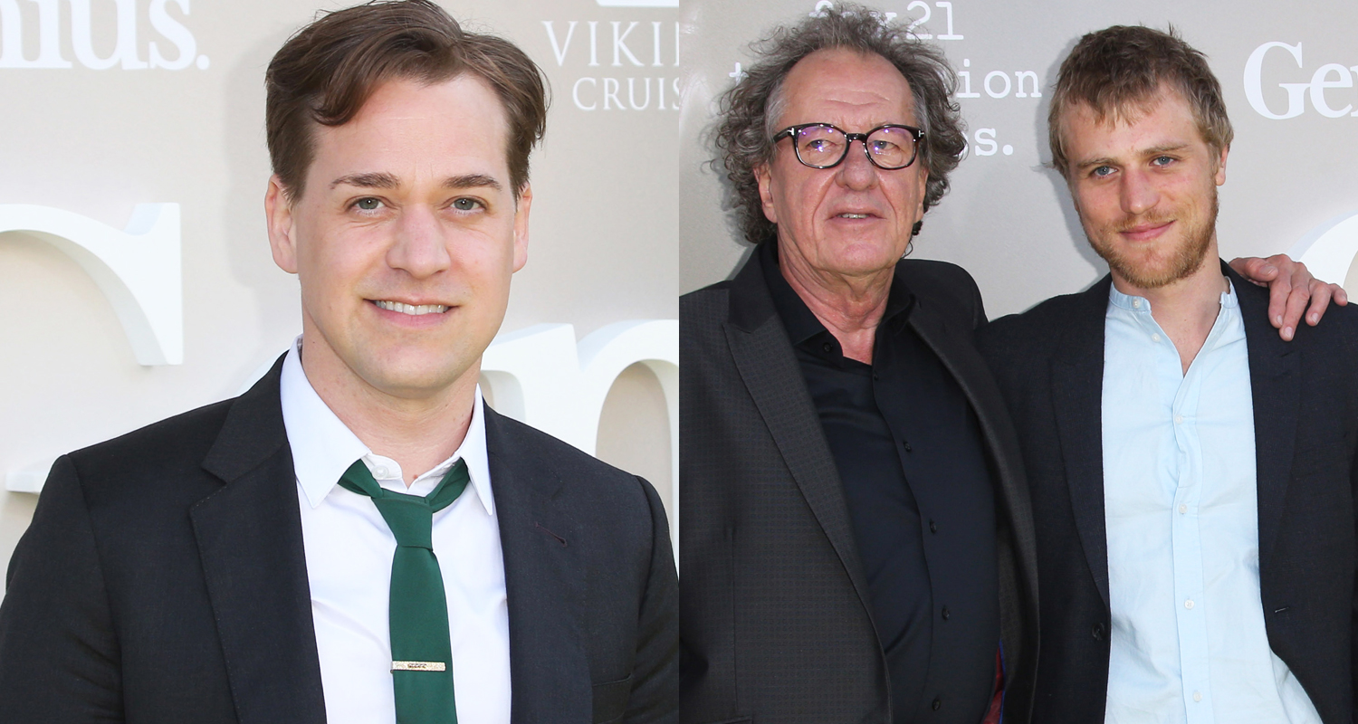 T.R. Knight & Geoffrey Rush Reunite Ahead Of ‘Genius’ Premiere – Watch ...