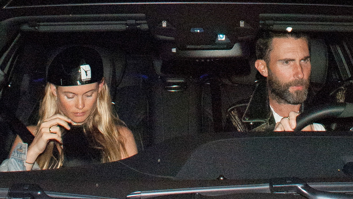 Adam Levine & Behati Prinsloo Go Out for Sunday Night Dinner! | Adam ...