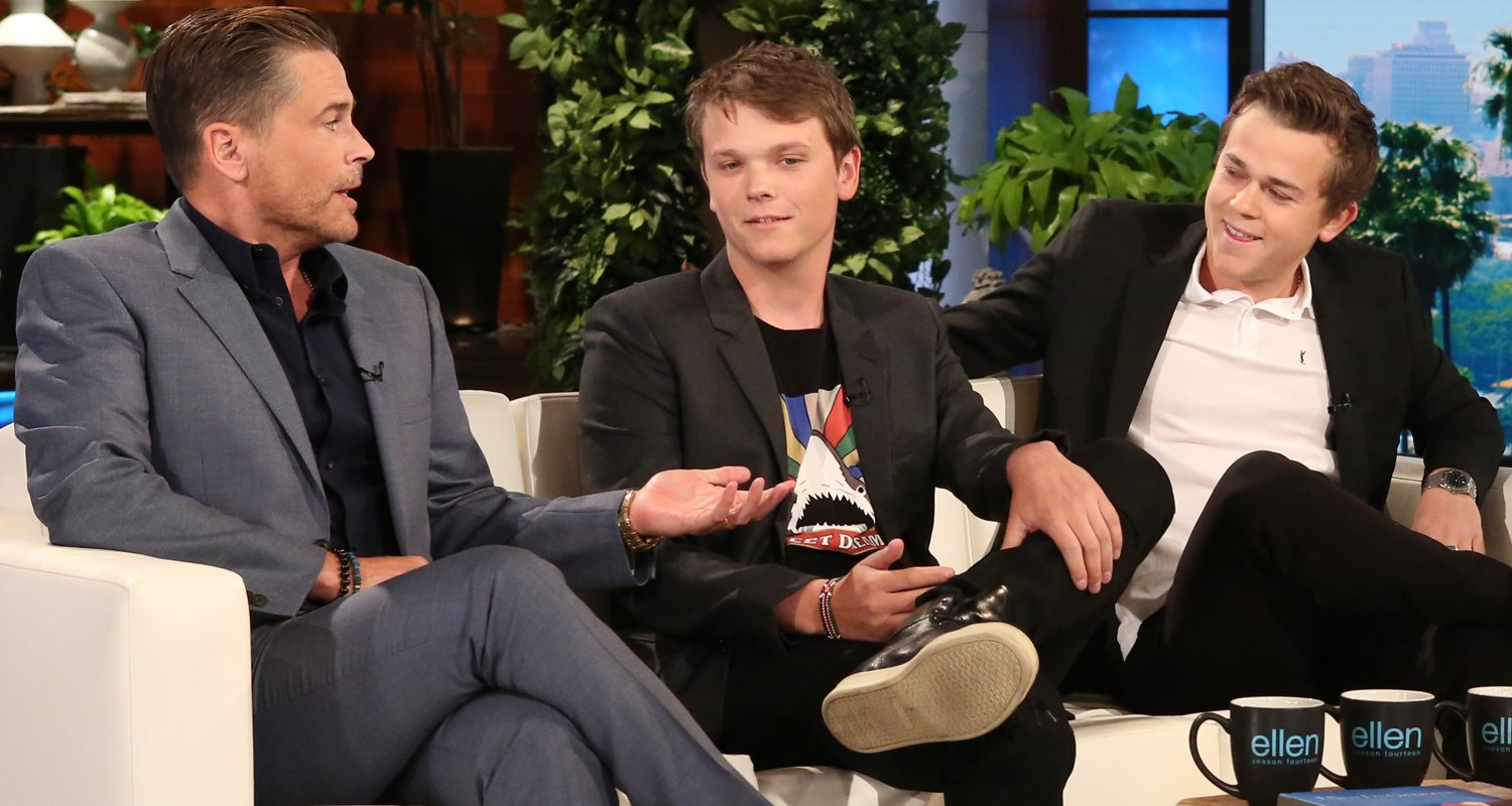 Rob Lowe’s Sons Tell ‘Ellen’ That Their Dad Is A ‘Man Child’! | Ellen ...