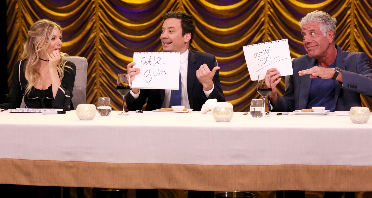 Sienna Miller Plays Gross Food Game ‘Secret Ingredient’ On ‘Tonight ...