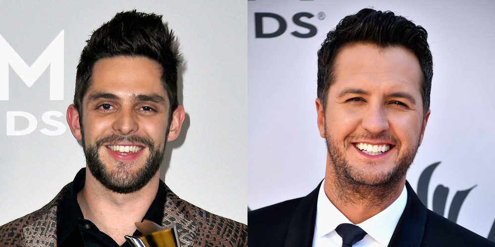 Thomas Rhett & Luke Bryan Strip Down for Post-ACMs Swim! | 2017 ACM ...