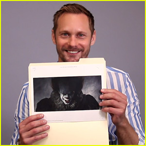Alexander Skarsgard Sees Brother Bill as Pennywise for First Time ...