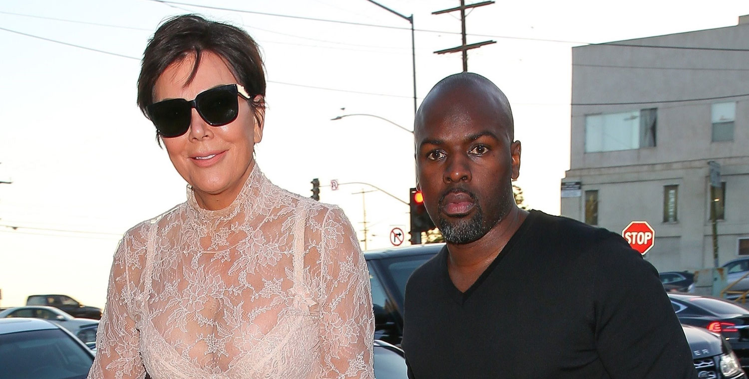 Kris Jenner Wears See-Through Top for Dinner Date With Corey Gamble ...