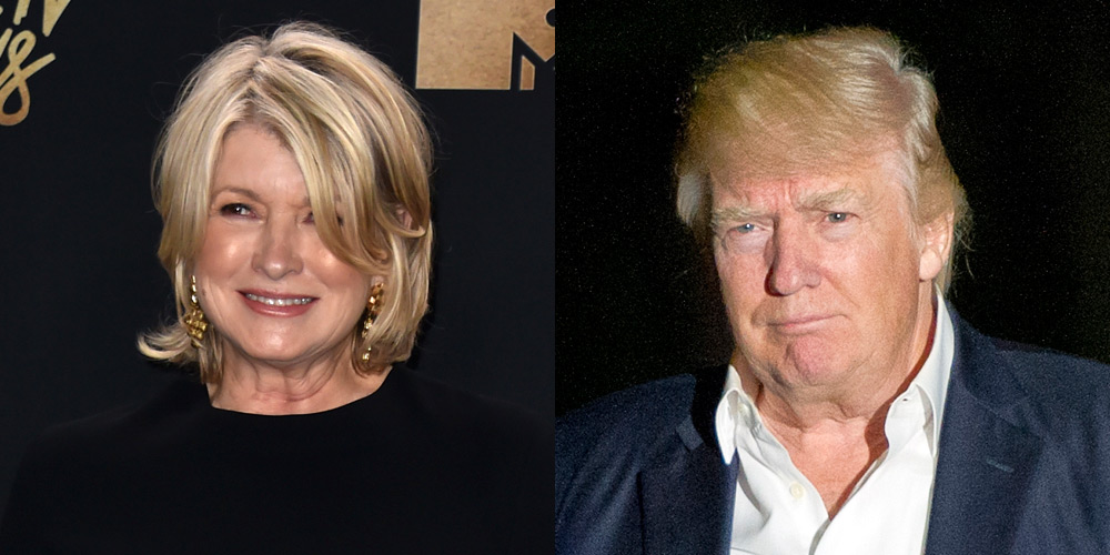 Martha Stewart Throws Middle Finger Up at Trump Portrait | Donald Trump ...