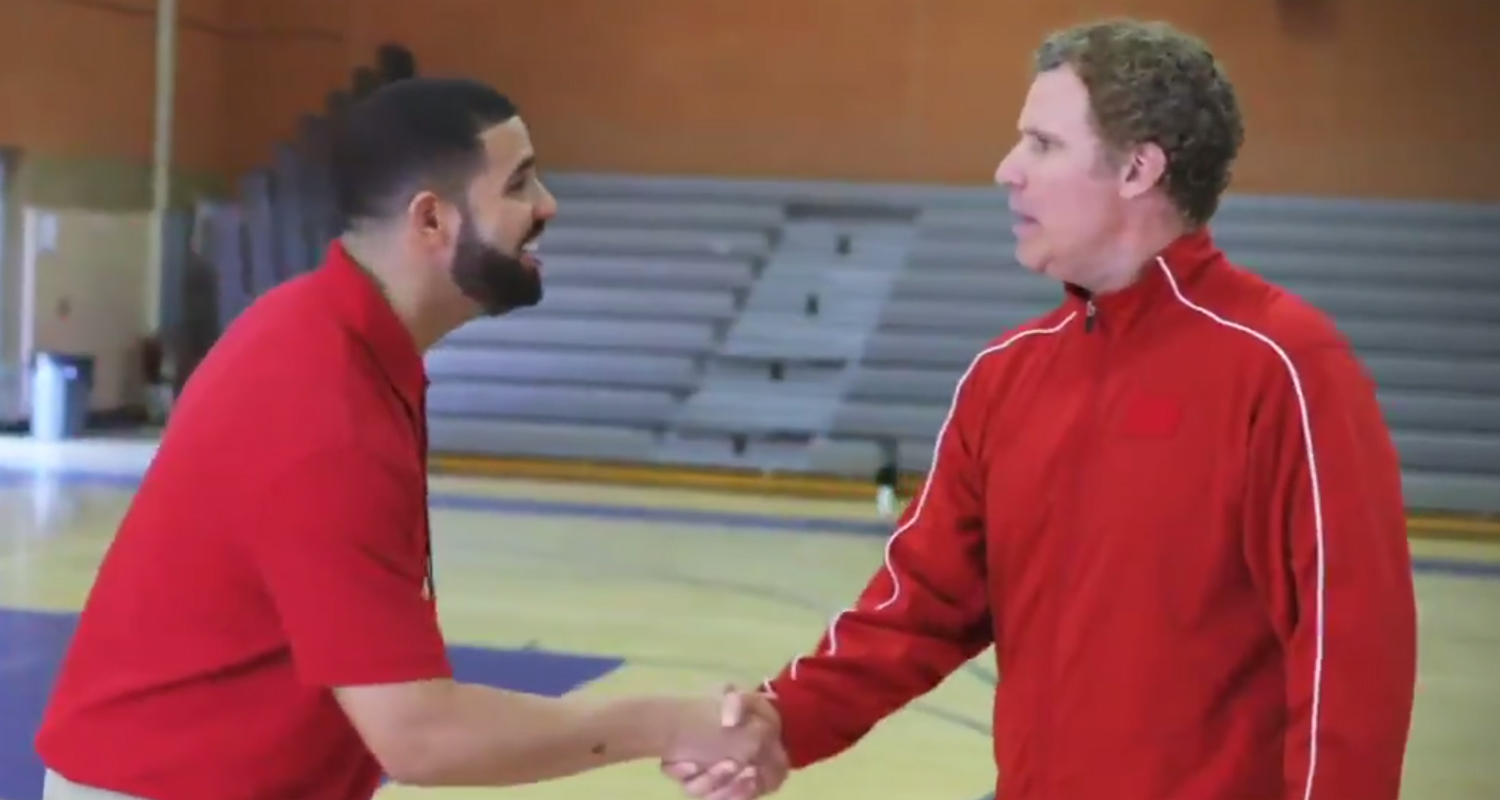 Drake & Will Ferrell Teach the Art of the Handshake During NBA Awards ...