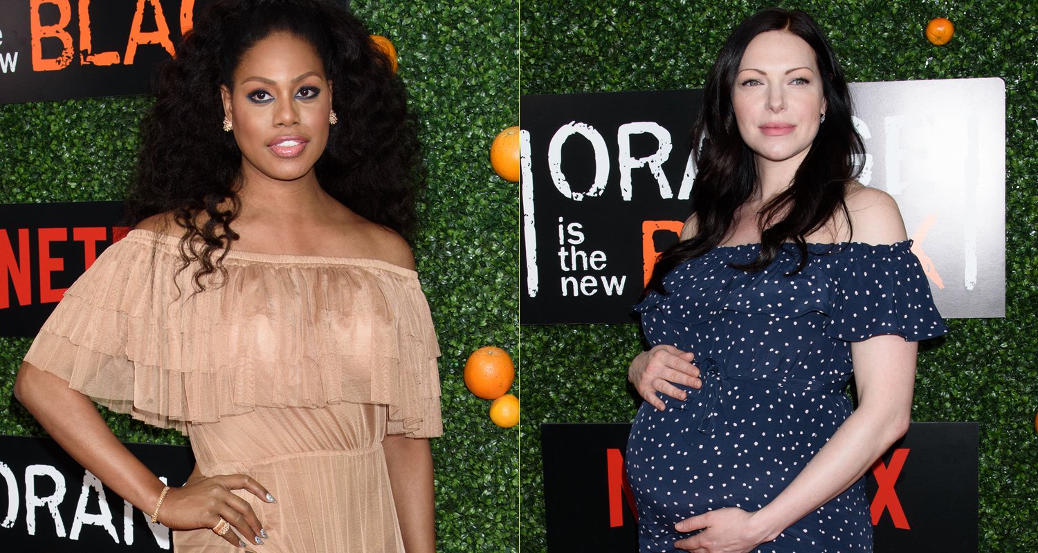 Laverne Cox, Laura Prepon & the ‘OITNB’ Cast Celebrate Season Five! | Alysia Reiner, Asia Kate ...